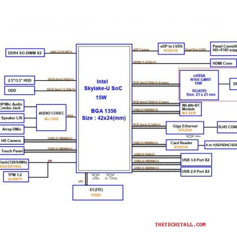 HP 20/22/24 Series DA0N91MB6D0 REV-D Schematic Diagram - The Tech Stall