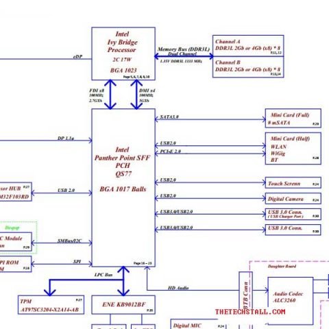 Dell XPS 12 LA-8821P Schematic Diagram - The Tech Stall