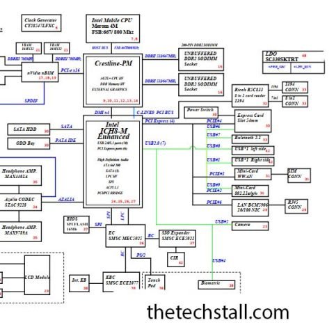 Dell XPS M1330 06247-1 Schematic Diagram - The Tech Stall