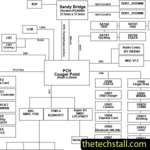 HP ProBook 6460B 6050A2398701-MB-A02 Schematic Diagram