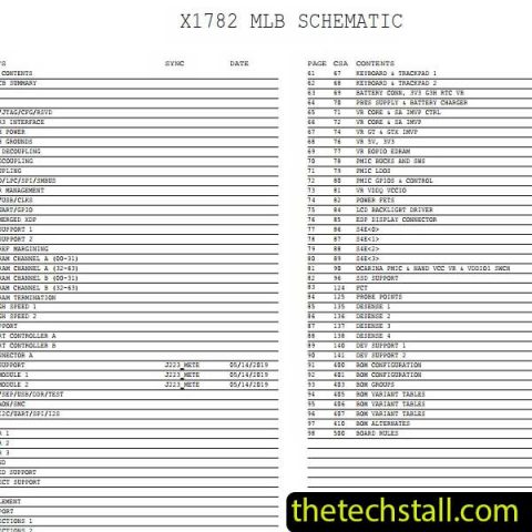 APPLE MACBOOK PRO A2289 820-01987 Schematic Diagram - The Tech Stall