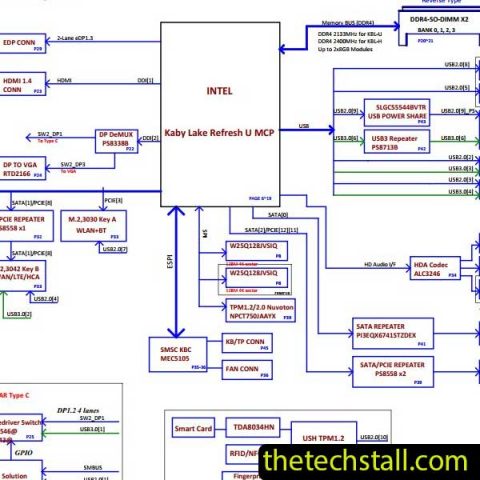 Dell Latitude 5490 LA-F401P R3.0 Schematic Diagram - The Tech Stall