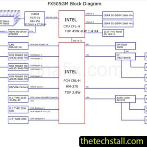 ASUS FX505GD FX505GM 2.0 schematic Diagram - The Tech Stall