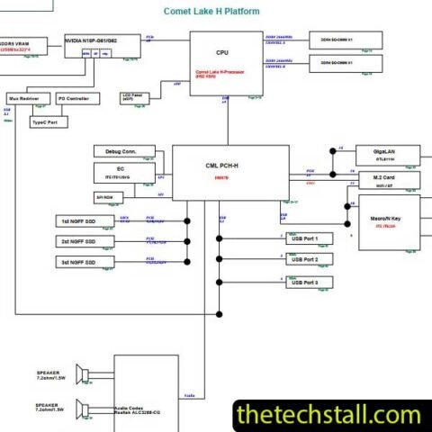 ASUS ROG G512LI Schematic Diagram - The Tech Stall