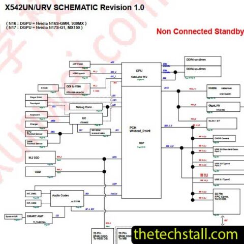 ASUS X542UN Schematic Diagram - The Tech Stall