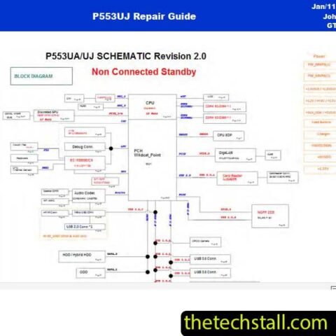 ASUS P553UA/P553UJ Schematic Diagram - The Tech Stall