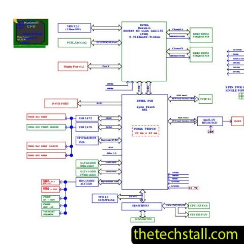 DELL OptiPlex 3020 12125-2 Schematic Diagram - The Tech Stall