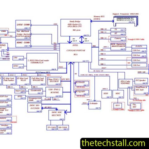 Dell Latitude E6520 PAL60 LA-6562P Schematic Diagram - The Tech Stall