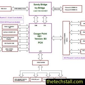 Biostar H61M-HF EH61K-MHS Schematic Diagram
