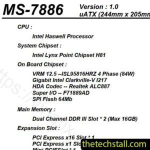 MSI micro star MS-7886 Schematic Diagram